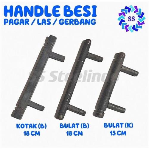 Jual XQ178 HANDLE - GAGANG BESI PINTU PAGAR TRALIS LAS (BULAT-KOTAK ...