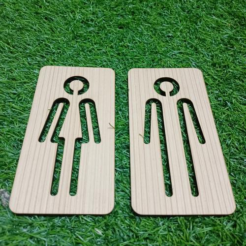 Jual Sign Pintu toilet kayu/sign toilet kayu/sign Toilet - Kota Depok ...