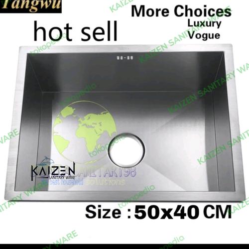 Jual Kitchen sink stainless sus304 UNDERMOUNT 5040 bak cuci piring ...