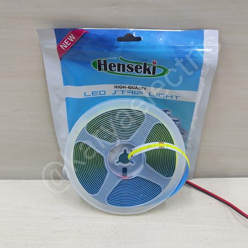 Jual LED STRIP COB HENSEKI 12VOLT IP33 5METER LAMPU LED STRIP COB ...