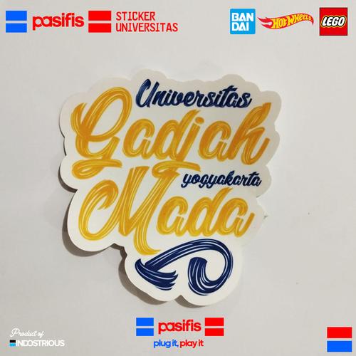 Jual (RESMI) Indostrious Sticker Stiker Vynil UGM Universitas Gadjah ...