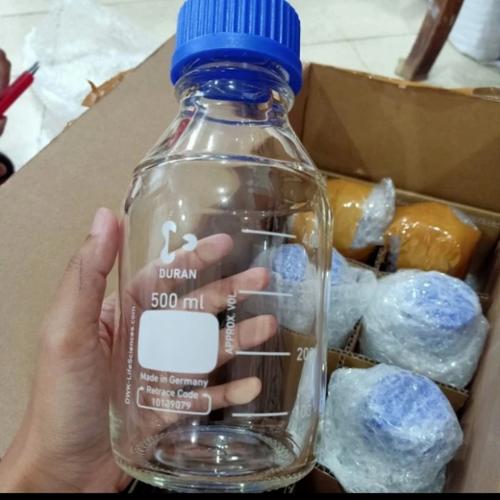 Jual Botol LAB Duran 500ml // Laboratory Bottle Duran 500ml berbagai ...