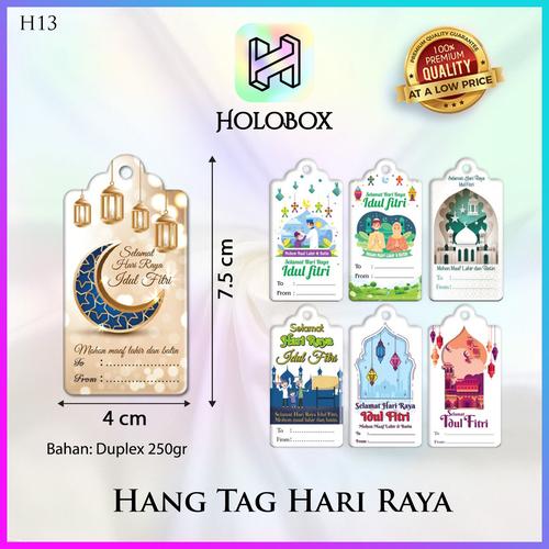 Jual Hang Tag – Label baju - Hang Tag Hari Raya 7,5x5 | H13 - All ...