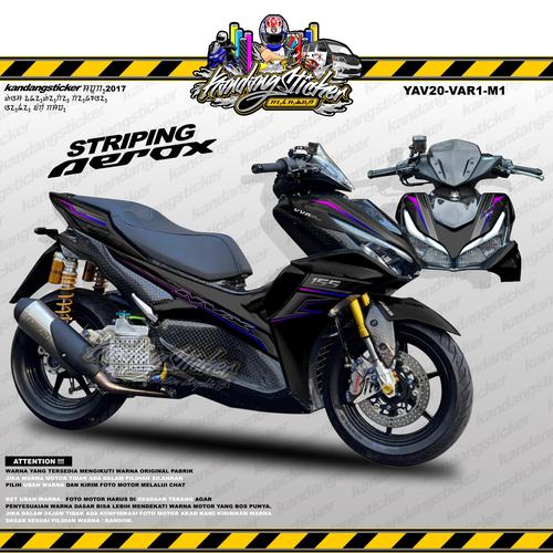 Jual Striping Aerox 2020 Custom Stiker NVX Malaysia Decal Sticker ...