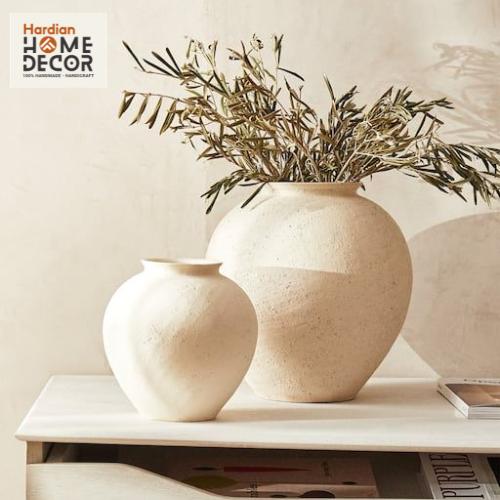 Jual Vas Pot Guci Bunga Besar Dekorasi Interior Rumah Handmade ...