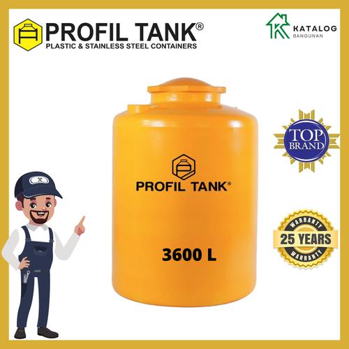 Jual TANGKI AIR PLASTIK PROFIL TANK TDA 3600 LITER - TOREN AIR PROFIL ...