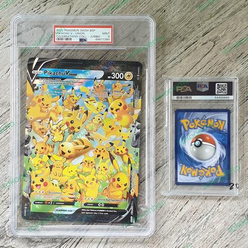 Jual Kartu Koleksi Pokemon 2021 Pikachu V Union Jumbo Card PSA 9 TCG ...