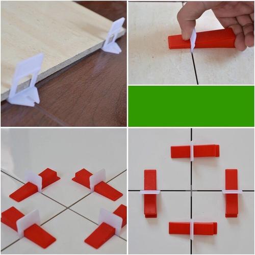 Jual Tile leveling Sistem Paket 1mm alat perata keramik nat spacer 1mm ...
