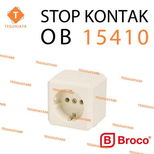 Jual Stop Kontak OB BROCO Lubang 1 Stop Kontak Outbow Broco 15410 ...
