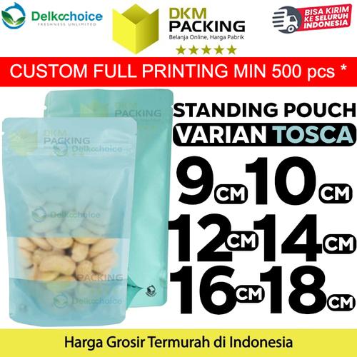 Jual Standing Pouch Varian TOSCA Plastik Klip Makanan DELKOCHOICE ...