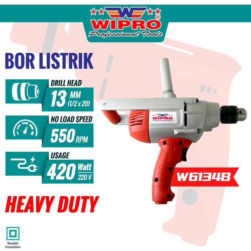 Promo WIPRO W6134B Mesin Bor Listrik Heavy Duty 13mm Cicil 0% 3x - Kota ...