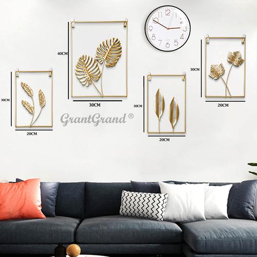 Jual Luxury Wall Decor Dinding Hiasan Ruang Tamu Kamar Besi Frame ...