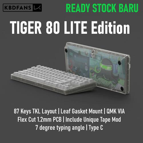 Jual KBDFans TIGER LITE KEYBOARD KIT Gasket Mount Hotswap RGB Underglow ...