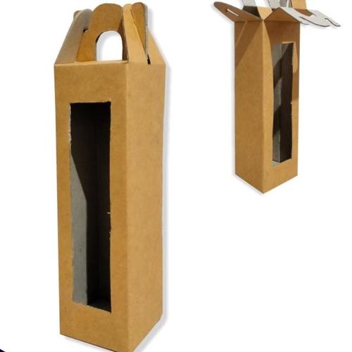 Jual kardus jinjing box kemasan botol 500 ml isi 1 ukuran 6,5 x 6,5 x ...