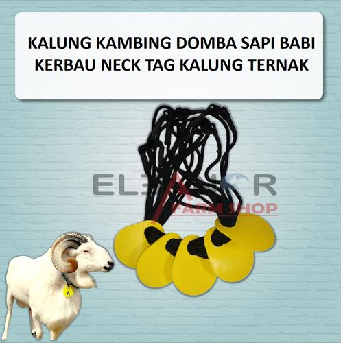 Jual Neck Tag Sapi Kambing Domba Kalung Ternak isi 20 pcs - Kota ...