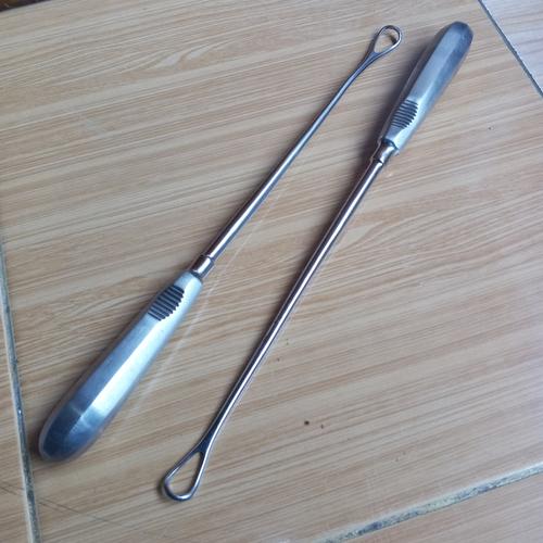 Jual Sendok Kuret Uterine Curette no 4 panjang 25 cm /Alat kuretase 25 ...