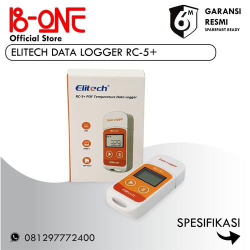 Promo Elitech RC-5+ PDF Temperature Data Logger Cicil 0% 3x - Kab. Tangerang - B-ONE Official ...