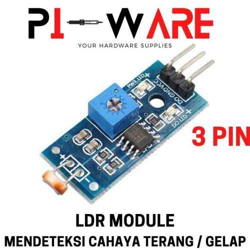 Jual LDR Module Light Sensor Modul Sensor Mendeteksi Cahaya Dengan LDR ...