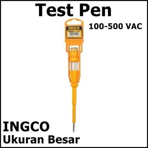 Jual INGCO Test Pencil Testpen Listrik 220V 500VAC Obeng Test Pen Saku ...