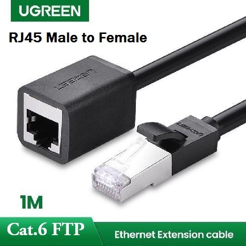 Jual Ugreen RJ45 Male to Female Extension Kabel LAN Cat6 Gigabit ...
