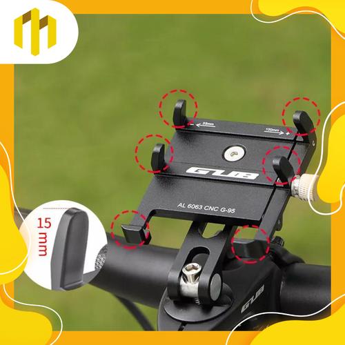 Jual GUB G-95 Bicycle Stem Phone Mount Aluminum Adjustable Bottom ...