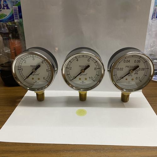 Jual Yamamoto pressure gauge, type A, 2,5 inchi (60 mm) drat 1/4 inchi - 0-1 Mpa - Jakarta Barat ...