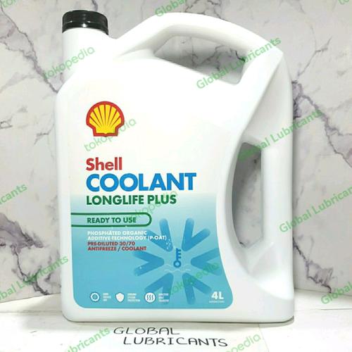 Jual Shell Coolant Longlife Plus Antifreeze Coolant 4 Liter (Hijau ...