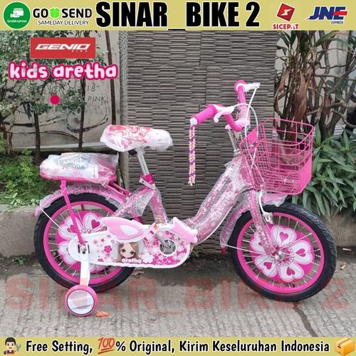 Jual Sepeda Mini Anak Perempuan GENIO KIDS ARETHA Ukuran 12 16 18 Inch ...