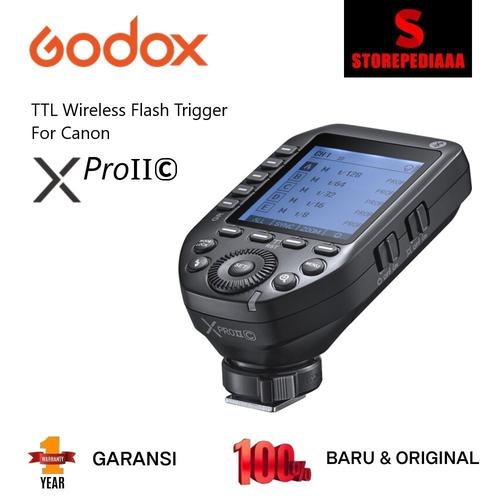 Jual Godox XProII-C Wireless Flash Trigger for Canon TTL XPro-II XPro ...