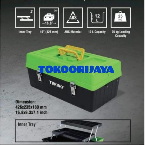 Promo TOOL BOX PLASTIK 3 SUSUN 426 X 235 X 180 MM TEKIRO - Jakarta ...