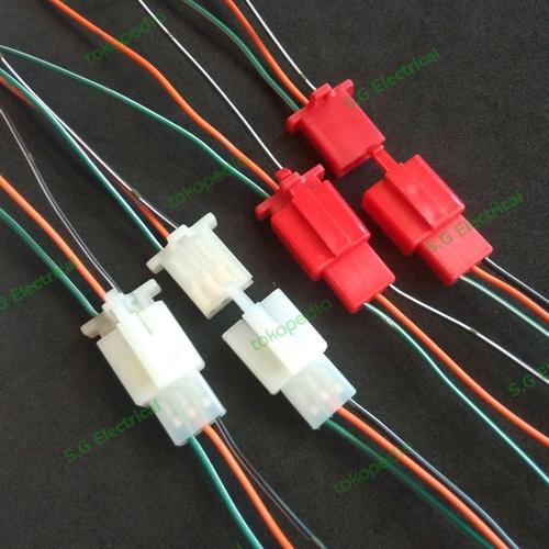 Jual Socket Soket Sambungan 3 Pin Kecil + Kabel - Kab. Bekasi - S.G ...