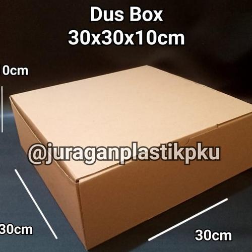 Jual dus box 30x30x10 cm | kotak kardus kemasan cake hampers souvenir ...