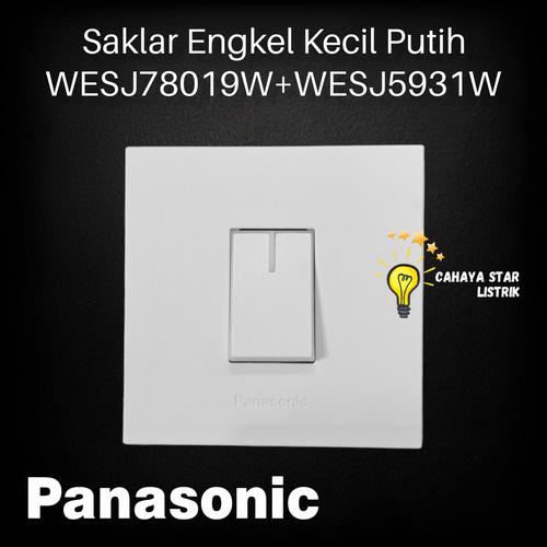 Jual Panasonic Saklar Engkel Kecil WESJ78019 + WESJ5931 White Style ...