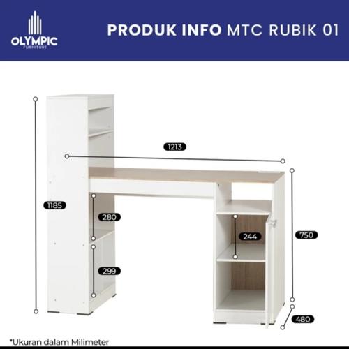 Jual meja kerja meja tulis meja belajar mtc rubik meja kabinet - Kab ...