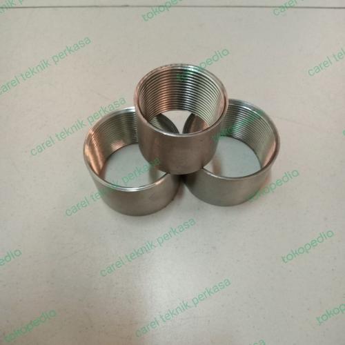 Jual SOCKET PIPA SS304 1/2 INCH/SAMBUNGAN PIPA STAINLESS SS304 ...