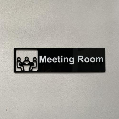 Jual Sign akrilik penanda Ruang Meeting/meeting room ukuran 8x25cm ...