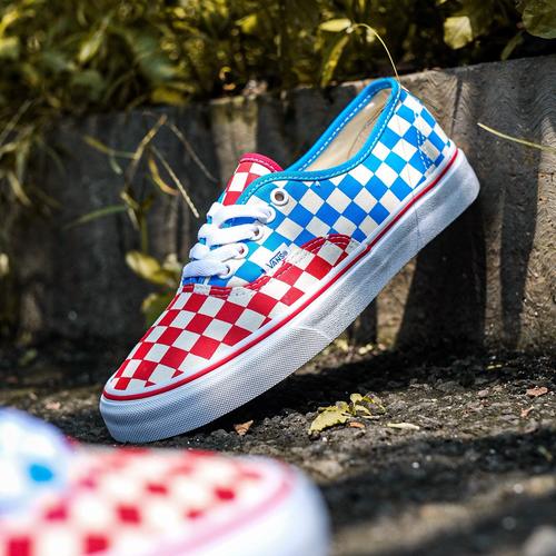 Promo Vans Authentic Classic Checkerboard Blue Red BNIB MURAH ORIGINAL ...