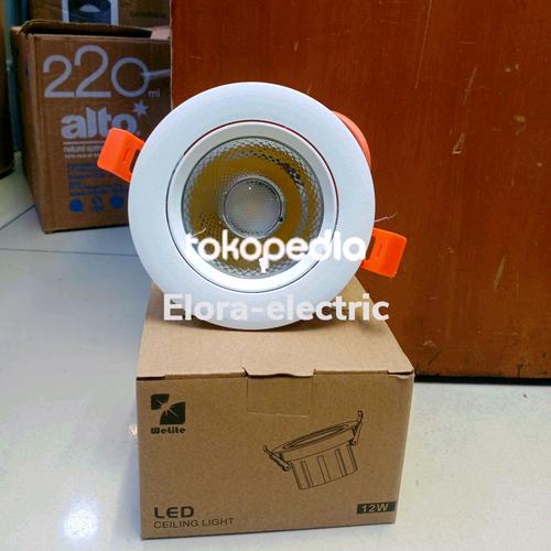 Jual Lampu Sorot LED Downlight Spot 12W 12Watt COB Spotlight Welite/We lite - Jakarta Pusat ...