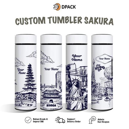 Jual TUMBLER custom Sakura 500ml | Grafir - Merah, POLOS - Kota Bekasi ...