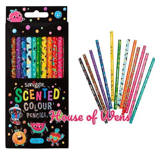 Jual SMIGGLE SCENTED COLOUR PENCIL PACK X14 ORIGINAL - PENSIL WANGI ...
