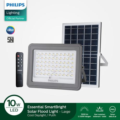 Jual Philips Essential SmartBright Solar Flood Light Large - Kota ...