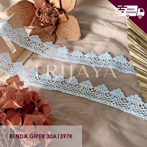 Jual Trijaya Renda Giper / Guipure/ Giver / Bordir - 30A1397K (3 CM ...