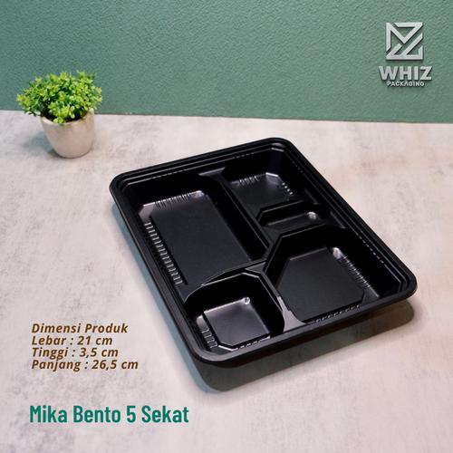 Promo Mika Bento Sekat 5 / Tray Bento / Box Bento / Kotak Bento Partisi ...