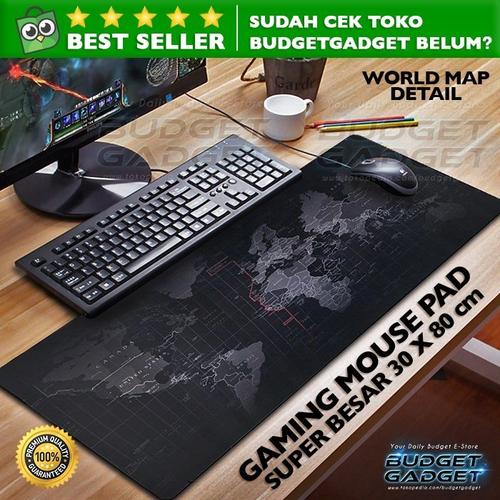 Jual Gaming Mouse Pad Besar 300 x 700 mm Motif Peta Dunia - 30x60cm ...