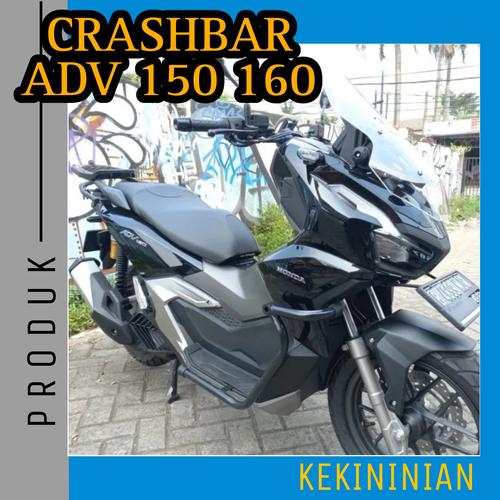 Jual Crashbar Kresbar Tubular ADV 150 ADV 160 Breket Pelindung Body ADV ...