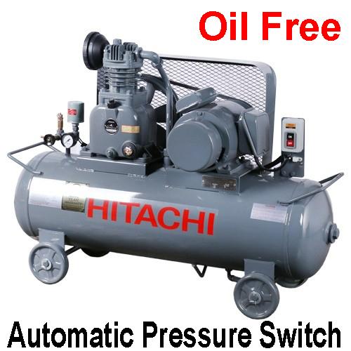 Jual HITACHI BEBICON Oil Free Air Compressors 2 HP 1 Phase 220V ...