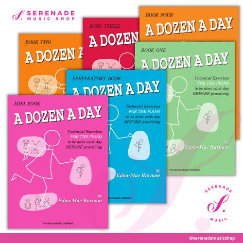 Jual A Dozen A Day Mini Preparatory Book 1 2 3 4 - Edna Mae Burnam ...