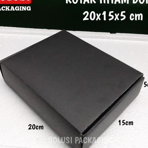 Jual kotak b72 hitam kardus karton box kemasan aksesoris souvenir kado ...