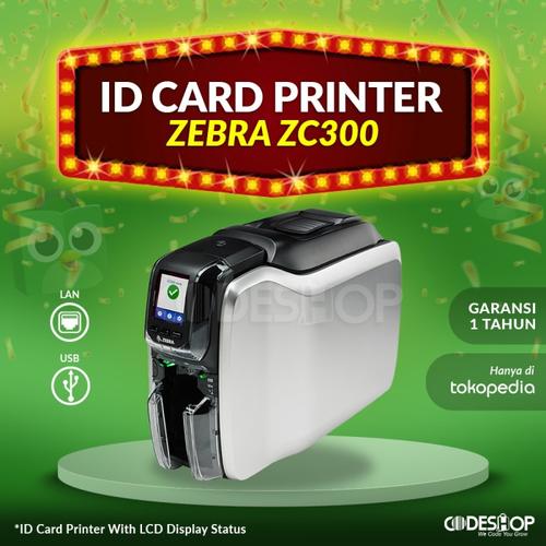 Jual Zebra ZC100|ZC 100 Printer ID Card PVC Cetak Kartu Pelajar Mahasiswa - ZC300 - Jakarta ...