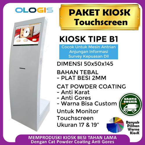 Jual Box Mesin Antrian Casing Kiosk dengan Monitor Touchscreen 17 dan ...
